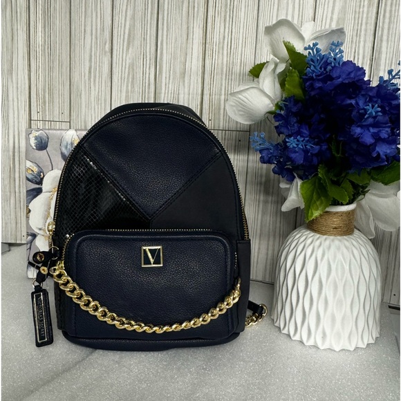 Victoria's Secret | Bags | Nwt Victorias Secret Deep Midnight Blue Mini ...